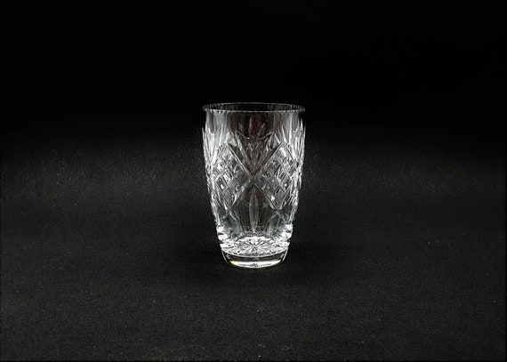 Vintage Cut Crystal Vase Cut Glass Flower Vase Home Decor - Etsy UK