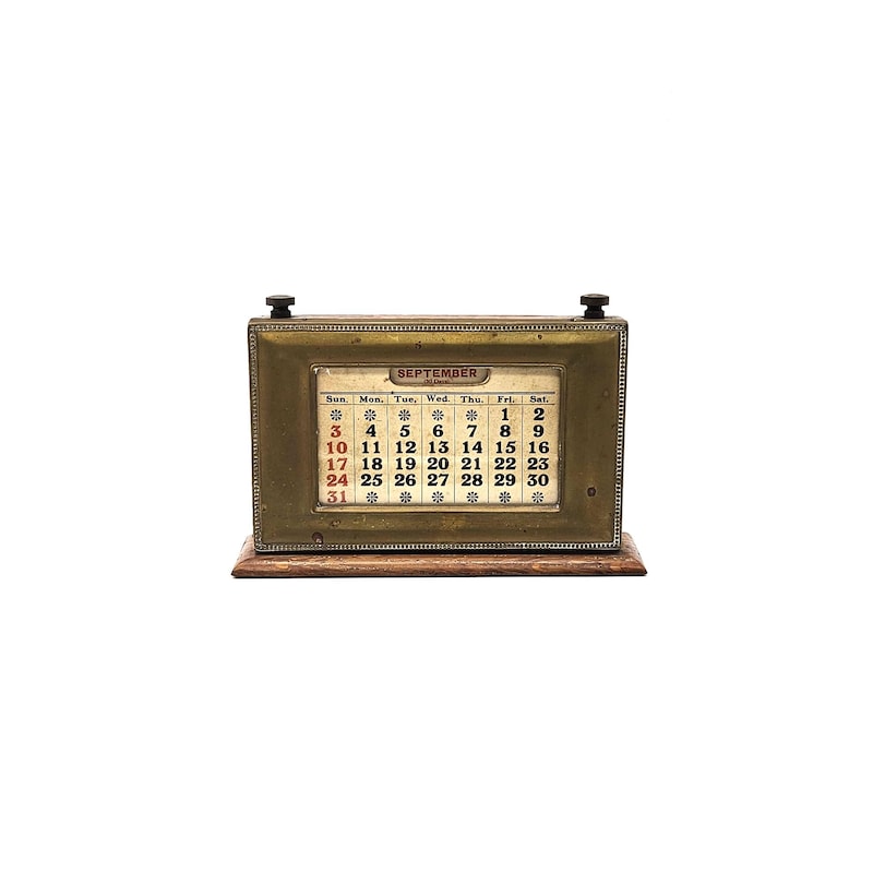 Vintage Desk Calendar - Etsy UK