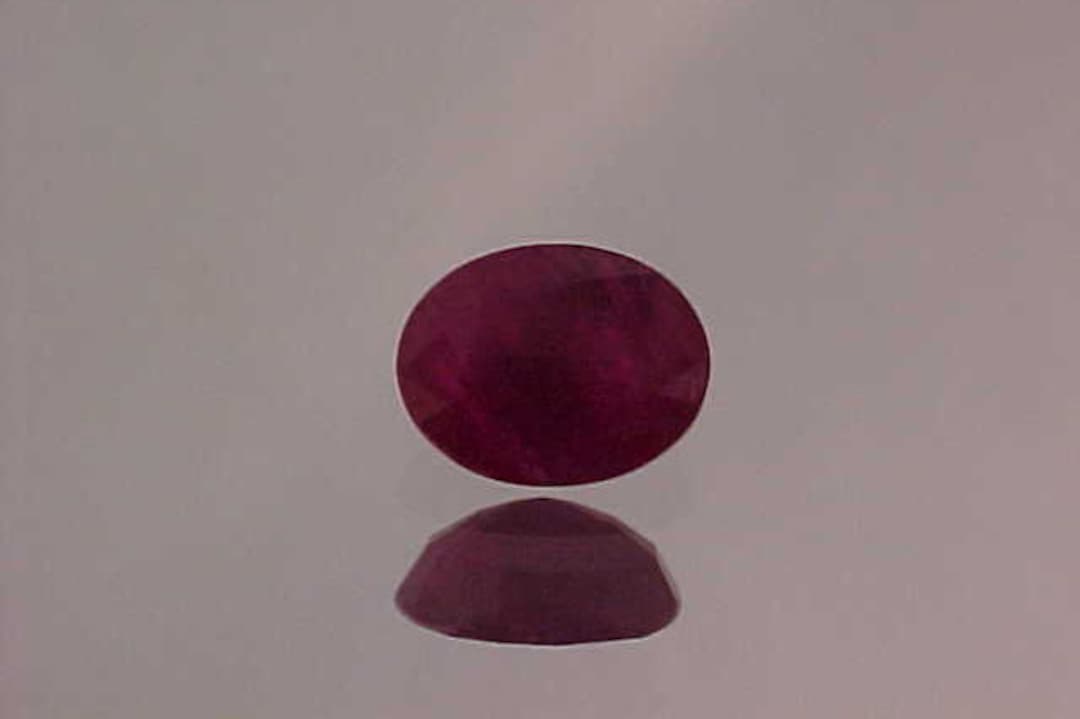 Ruby Dark Pigeon Blood Red Gem From Burma, 2.36 Carats 9 X 7 MM. - Etsy