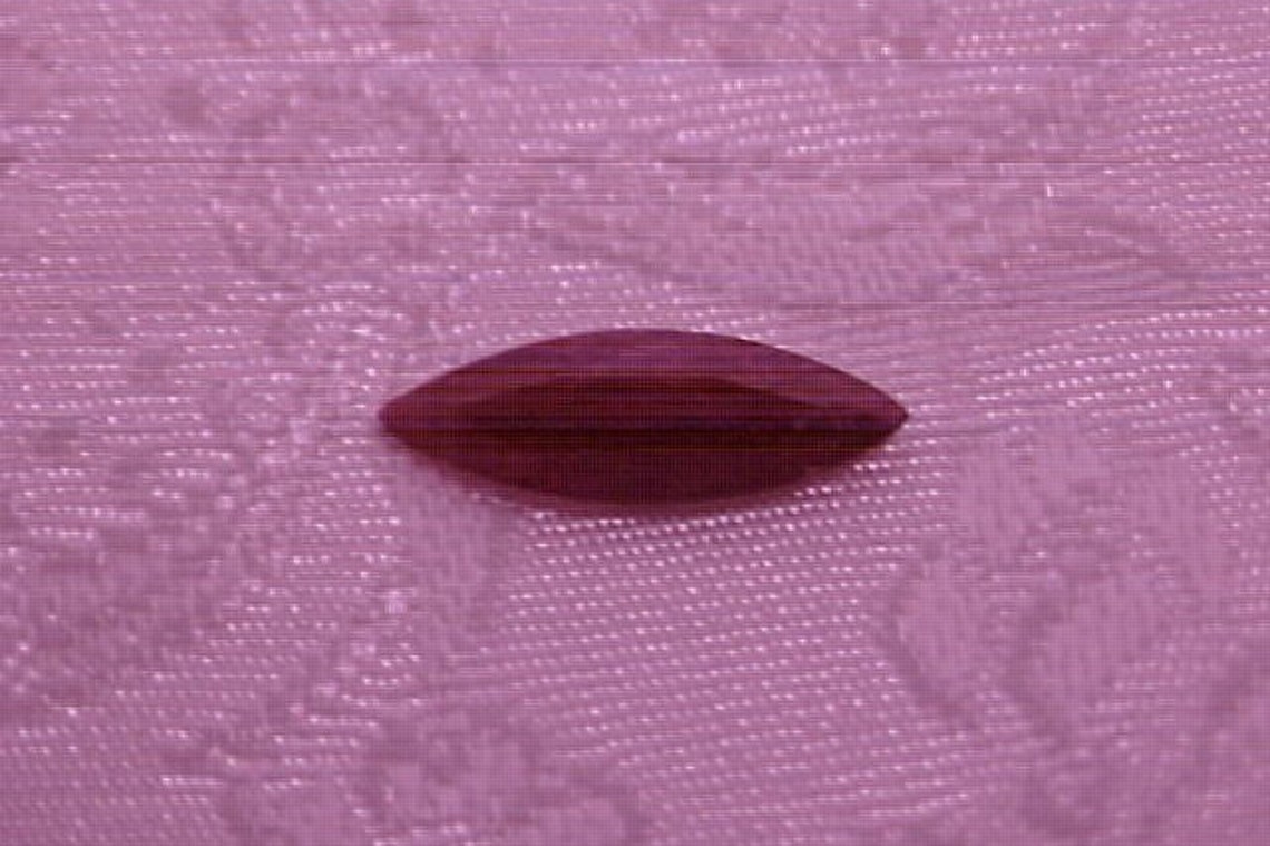 Bright and Attractive Genuine Red RUBY 13 X 4.2 MM, Weights .51 of a ...