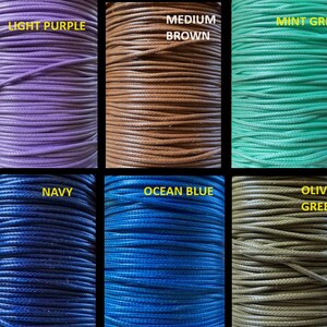 Choose Colors Set of 2 Adjustable 1.5mm Cord Bracelets - Etsy