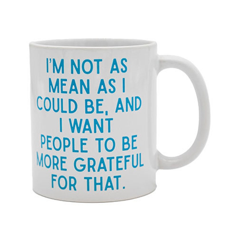 Mean Mug - Etsy