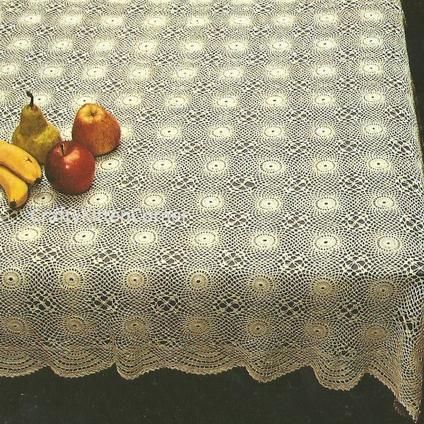 Crochet Table Cover - Etsy