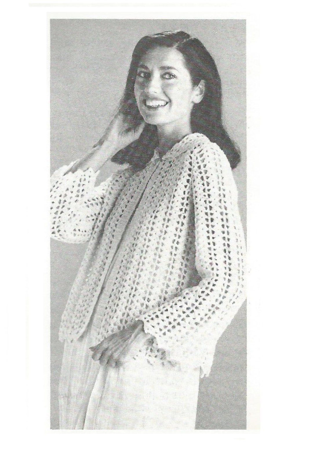 Vintage Ladies Crochet Bed Jacket/ Cardigan Crochet PDF Pattern - Etsy