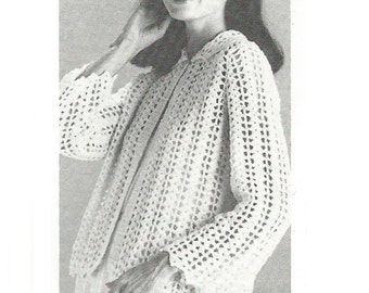 Bed Jacket Pattern | Etsy