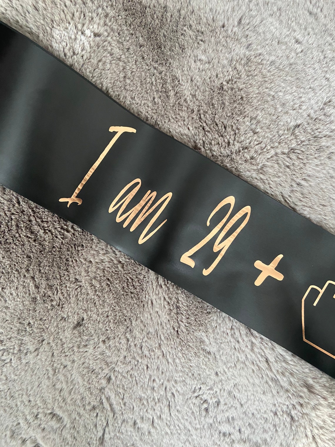 29 Plus 1 Middle Finger 30th Birthday Party Sash - Etsy