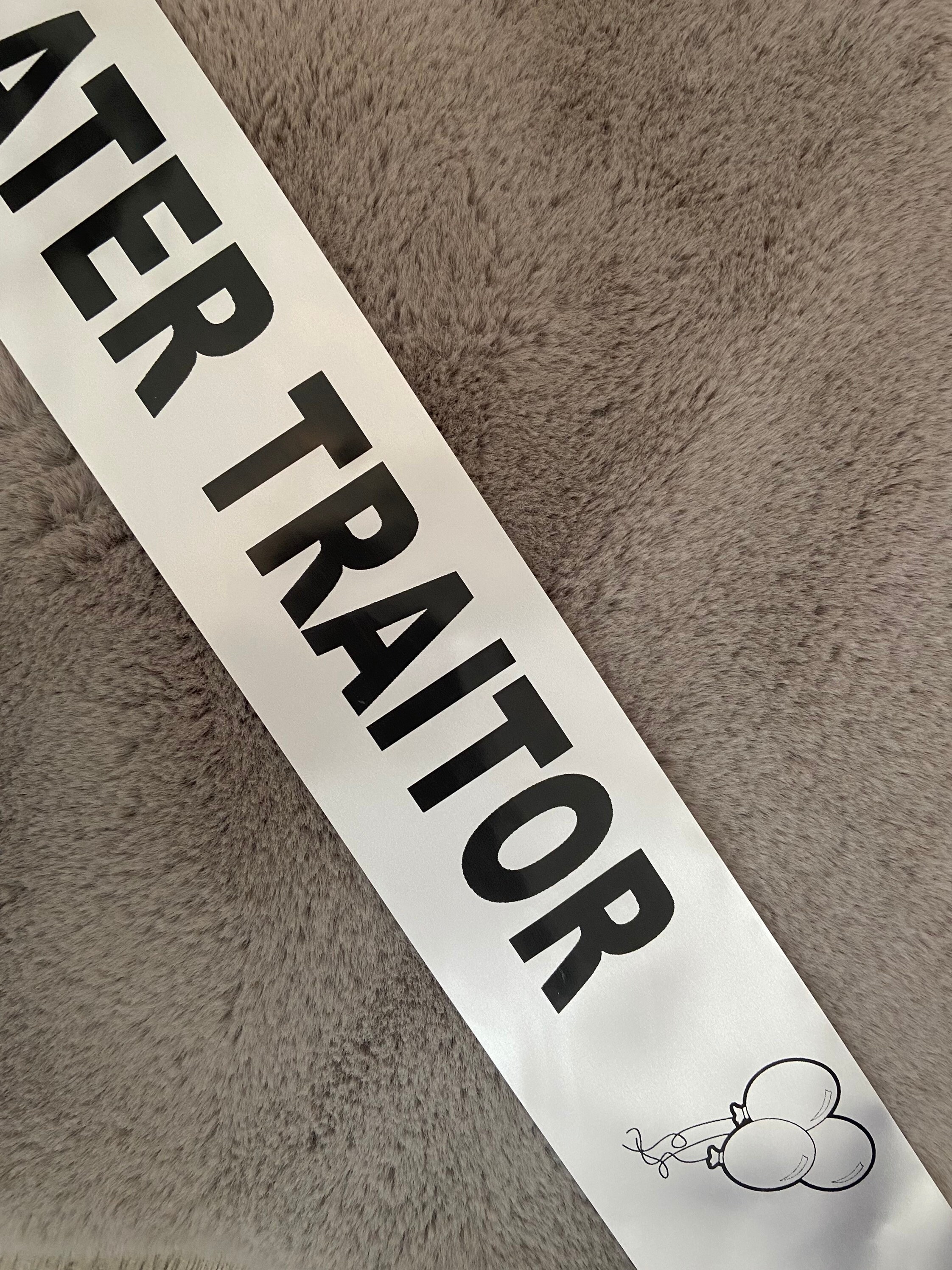Later Traitor Leaving Banner Work Colleague Leaving Funny - Etsy UK