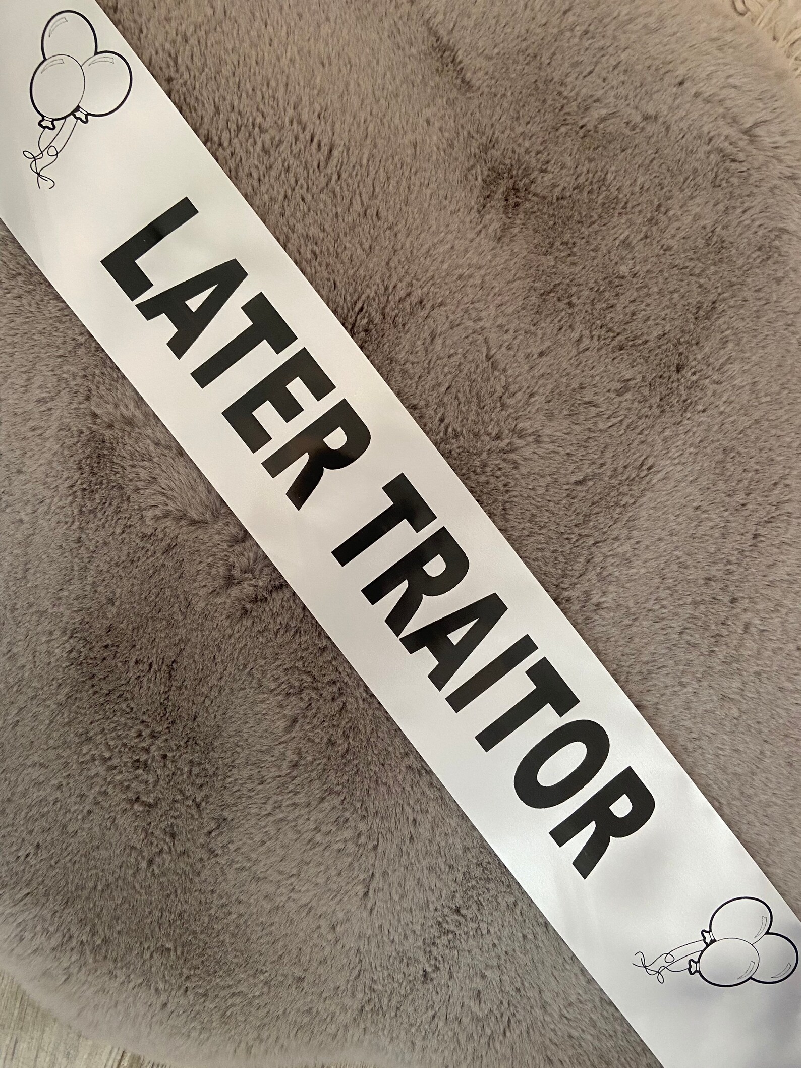 Later Traitor Leaving Banner Work Colleague Leaving Funny Sarcastic ...