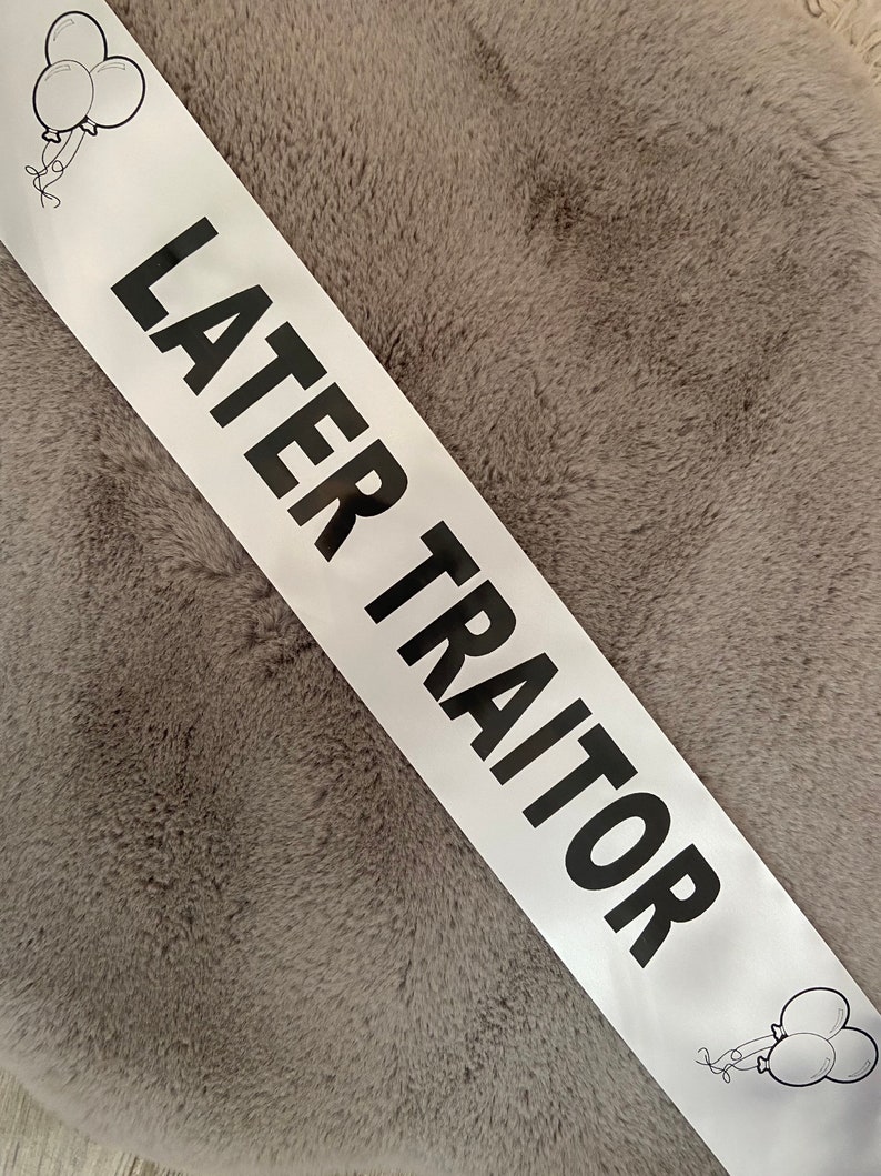 Later Traitor Leaving Banner Work Colleague Leaving Funny Sarcastic ...