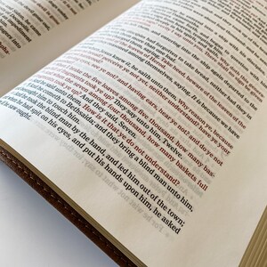 PERSONALIZED KJV Wide Margin Bible - Brown - Holy Bible With Wreath ...