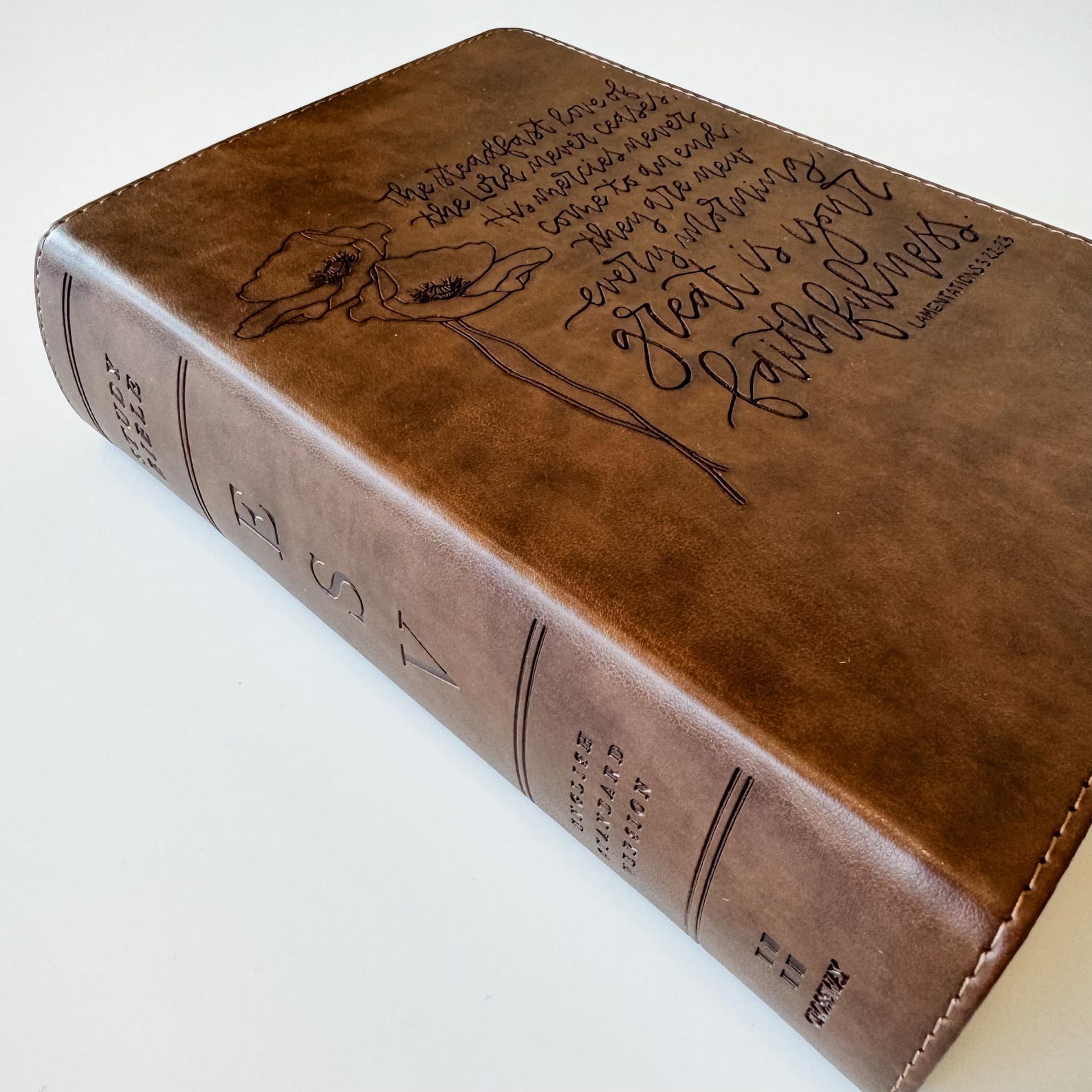 PERSONALIZED ESV Study Bible - the Steadfast Love of the Lord Never ...