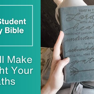 PERSONALIZED ESV Gray Student Study Bible - Trust in the Lord ...