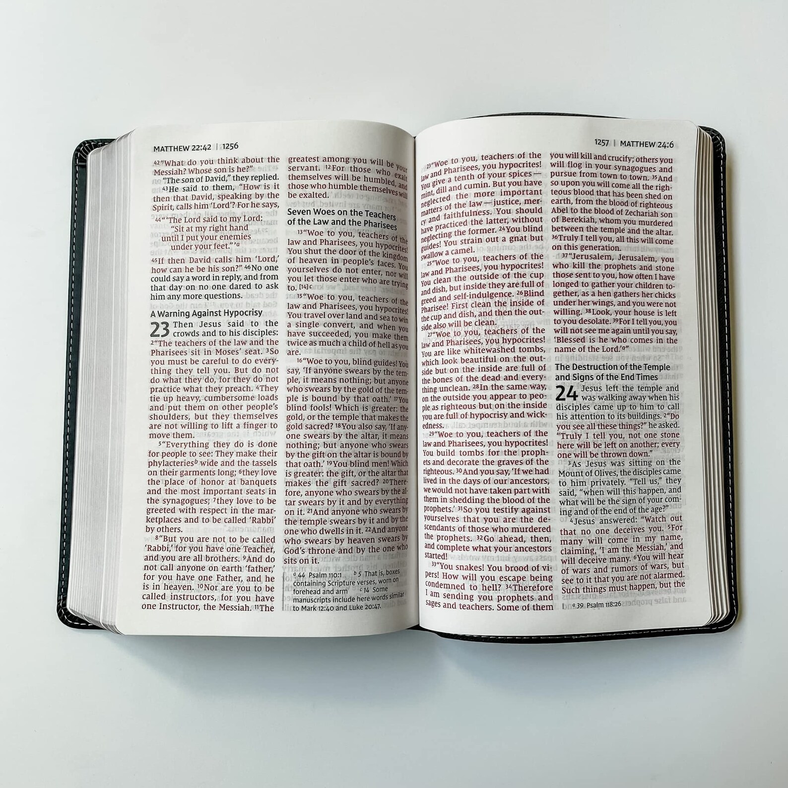PERSONALIZED NIV Large Print Bible - Black - Jeremiah 29:11 - Add Your ...