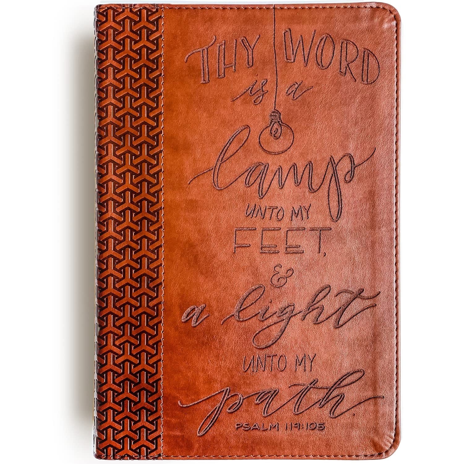 PERSONALIZED KJV Study Bible Psalms 119:105 With Light Bulb - Etsy