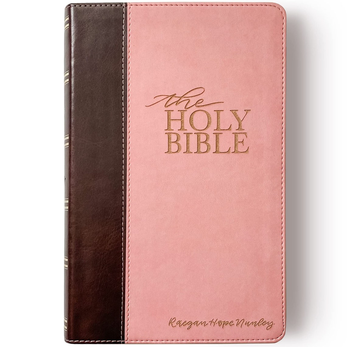 PERSONALIZED KJV Bible Hand Lettered the Holy - Etsy