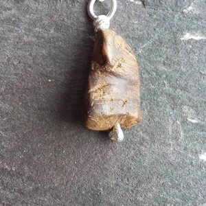 Handmade Pontfadog Oak Pendant/natural Wood Necklace With 925 Sterling ...