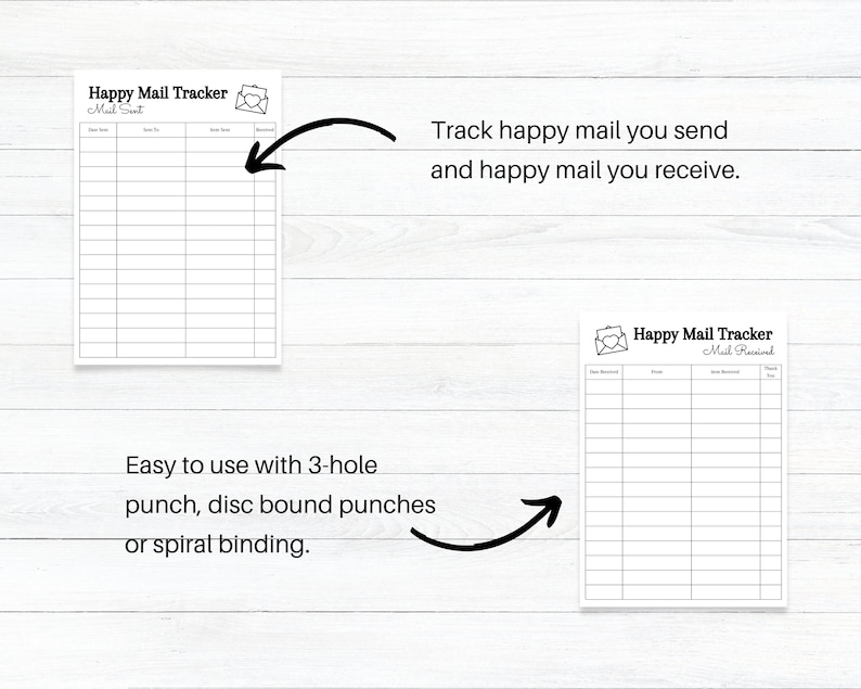 PRINTABLE Cross Stitch Friends Bundle, Happy Mail Tracker, Contacts ...