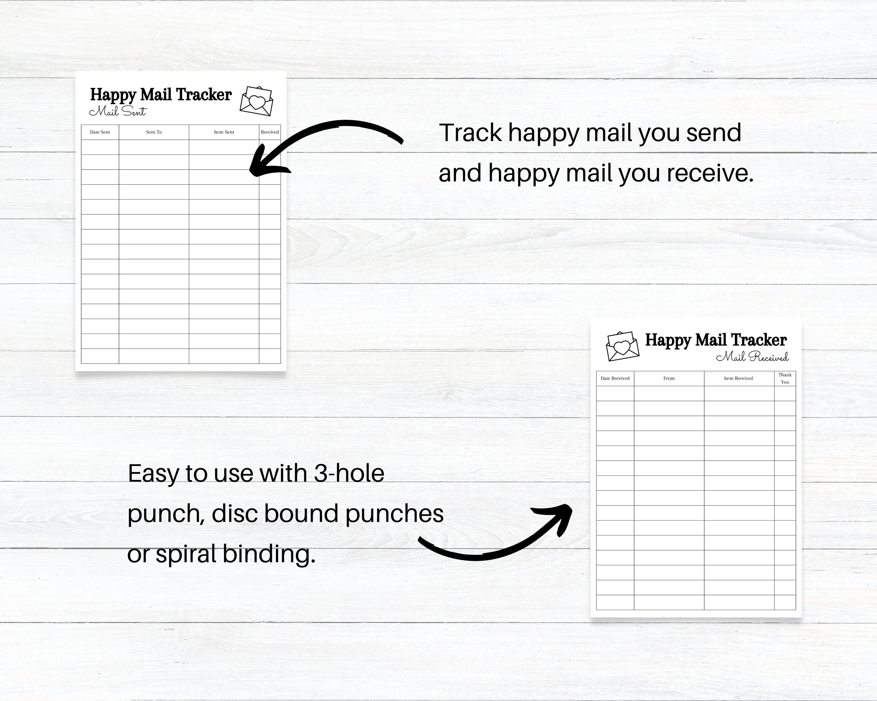 PRINTABLE Cross Stitch Friends Bundle, Happy Mail Tracker, Contacts ...