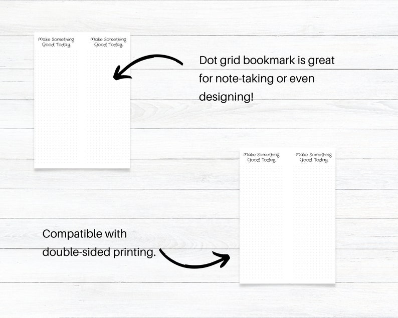 PRINTABLE Bookmark Bundle for Discbound Planner, to Do List, Shopping ...