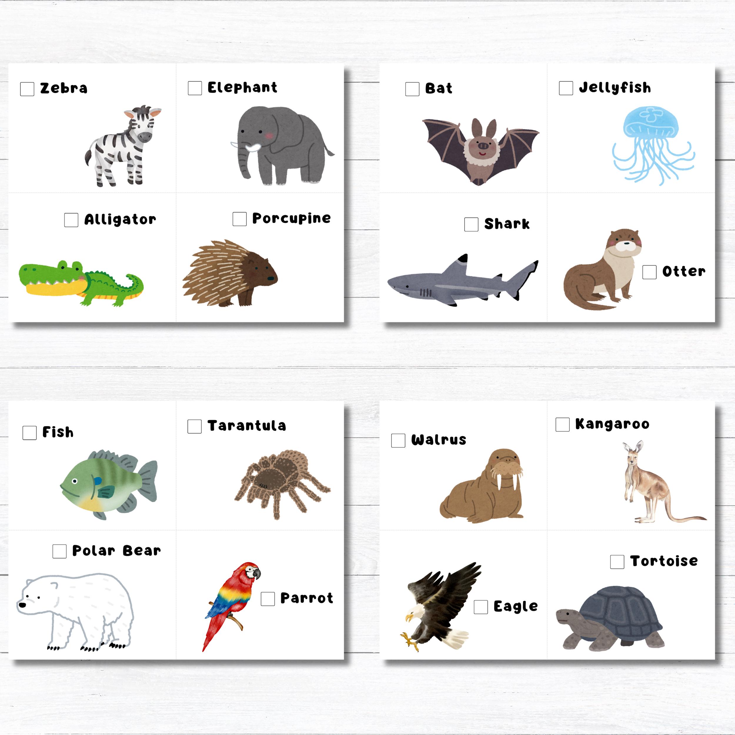 PRINTABLE Zoo Passport Scavenger Hunt, Animal Worksheet, Summer Games ...