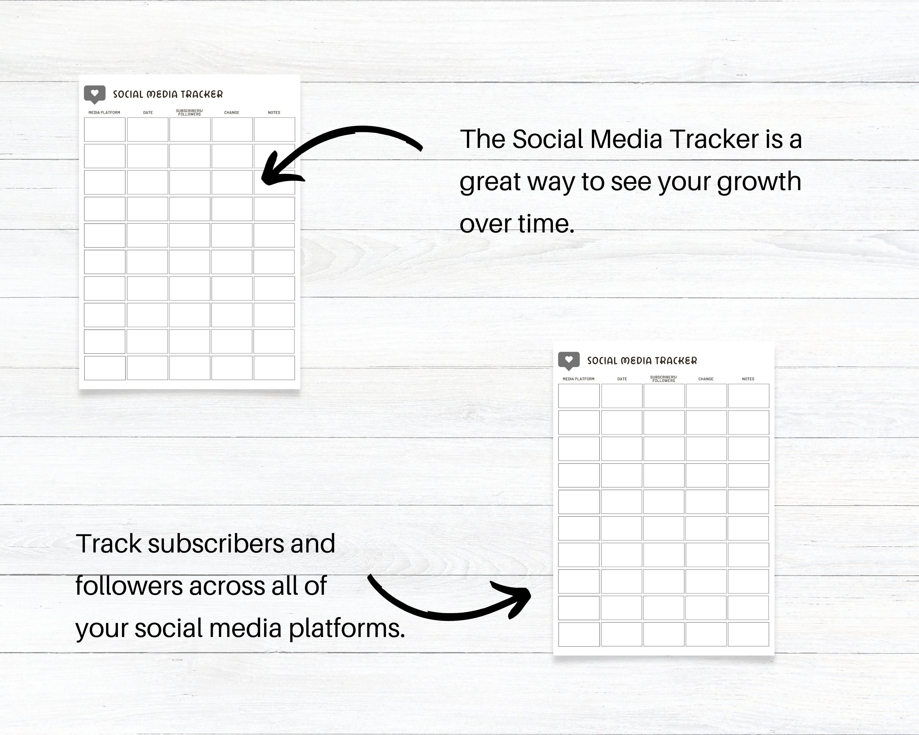 PRINTABLE Flosstube and Social Media Tracker, Cross Stitch Planner ...
