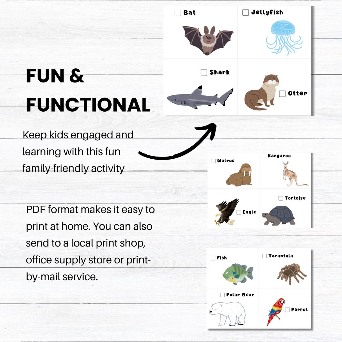 PRINTABLE Zoo Passport Scavenger Hunt, Animal Worksheet, Summer Games ...