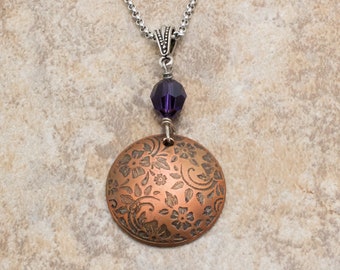 Etched jewelry | Etsy