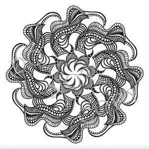 fire mandalas coloring pages
