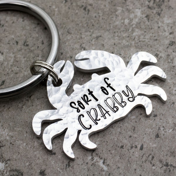 Crab Keychain - Etsy
