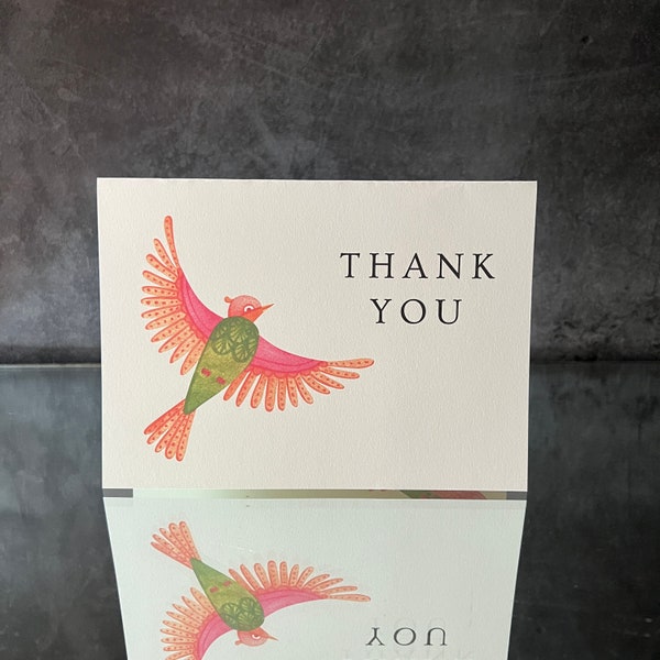 Bird Thank You Note - Etsy