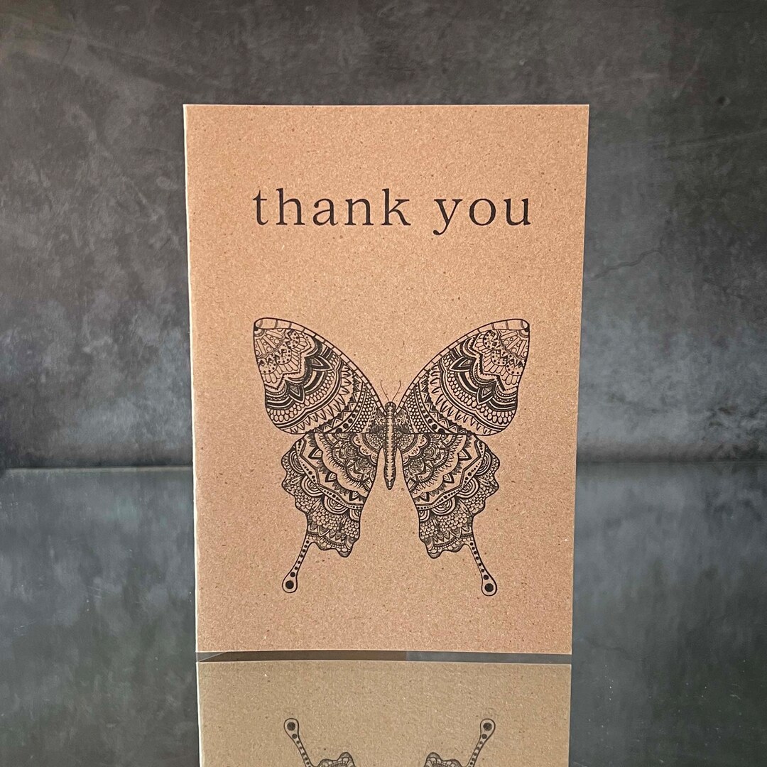 Instantly Download This Thank You Card, Print at Home, Mandala ...