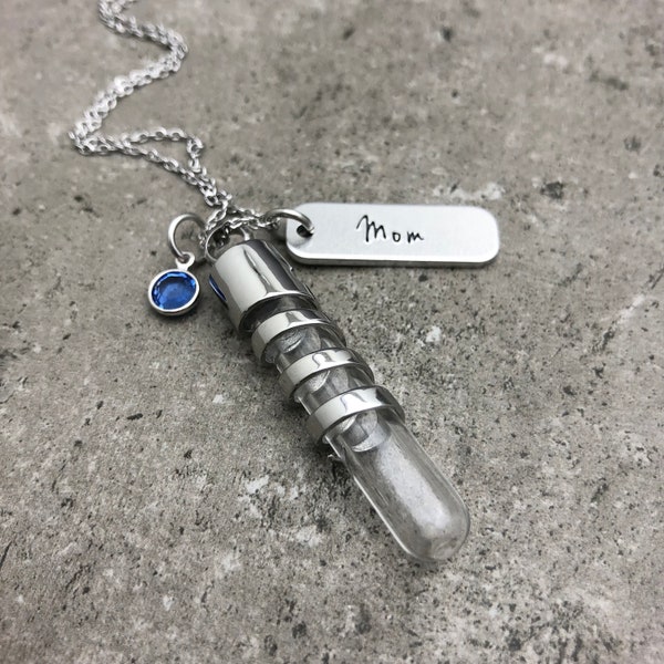 Glass Vial Pendant - Etsy