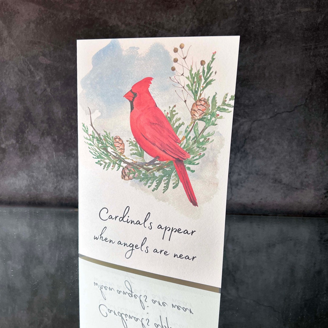 Cardinals Appear When Angels Are Near Downloadable Cardinal Card, Print ...