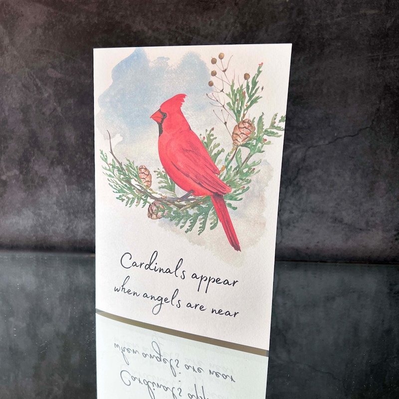 Cardinal Card - Etsy