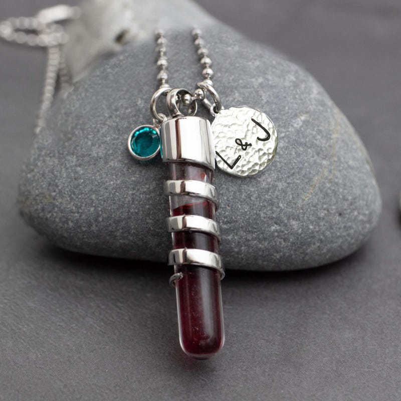 Blood Vial Necklace - Etsy