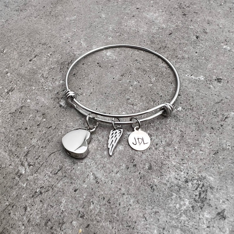 Silver Cremation Jewelry Urn Bracelet - Etsy
