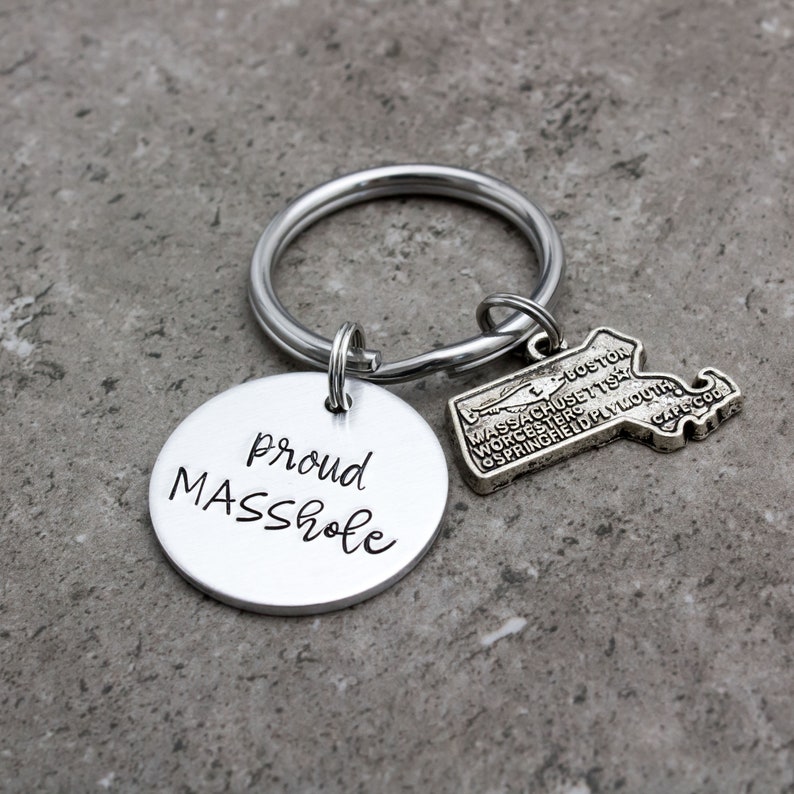 Proud Masshole Keychain for Masshole Driver New Driver Gift Moving Gift ...