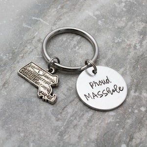 Proud Masshole Keychain for Masshole Driver New Driver Gift Moving Gift ...