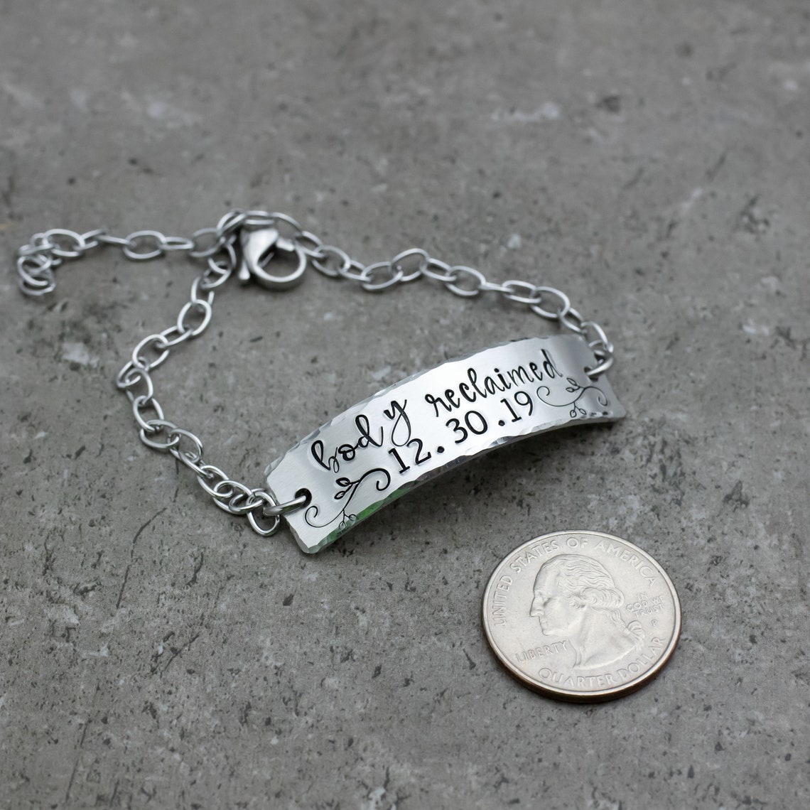 Body Reclaimed Personalized Weight Loss Bracelet Bariatric Surgery Gift ...