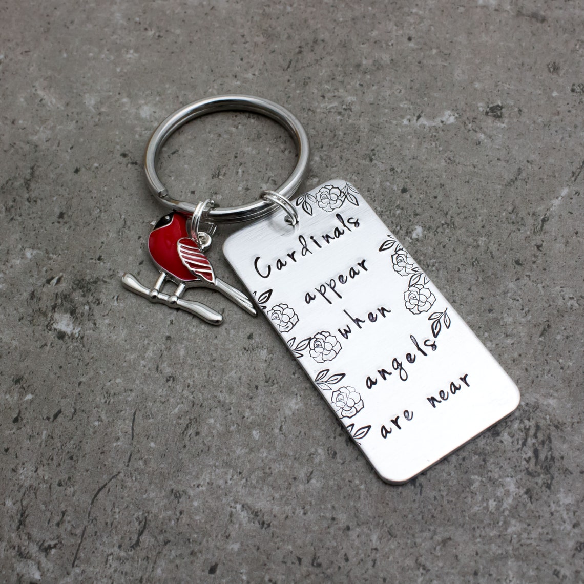 Sympathy Gift Cardinal Keychain Cardinals Appear When Angels - Etsy