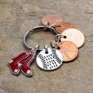 Boston Red Sox World Series Wins Keychain Reverse the Curse Fenway Park ...