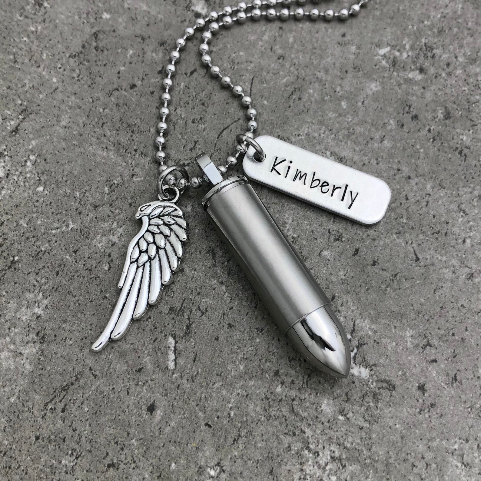Bullet Urn Necklace Custom Urn Jewelry Urn Necklace for Human - Etsy
