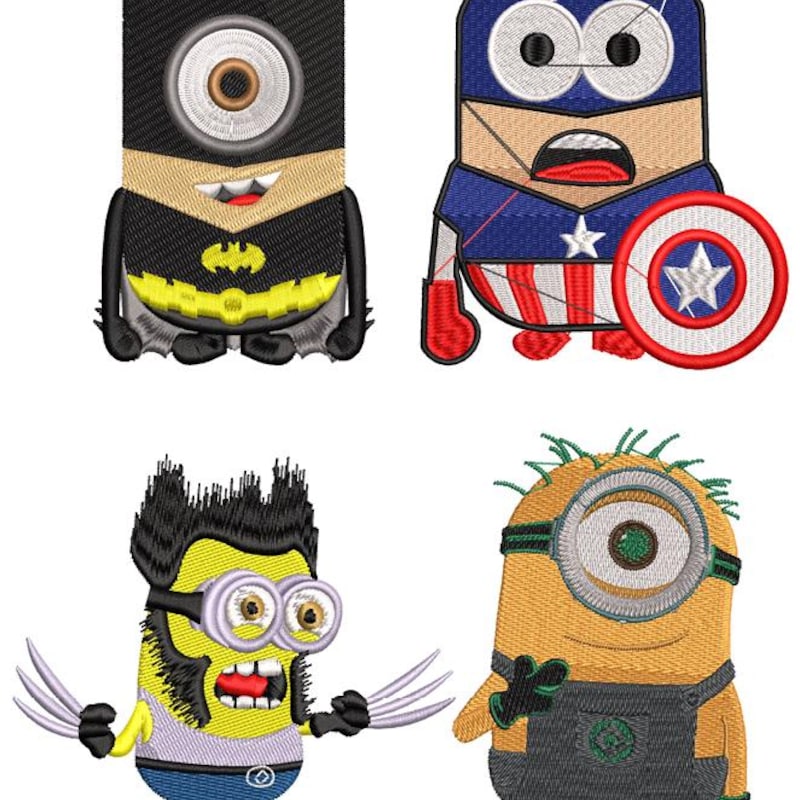 Minion Embroidery Design - Etsy