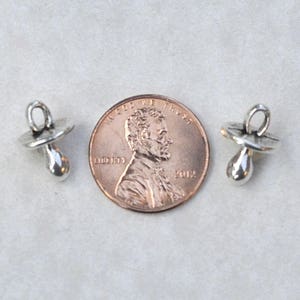 Pacifier Charms, Baby Charms, Baby Shower, Bch376 , Bulk 50, Zinc Alloy ...