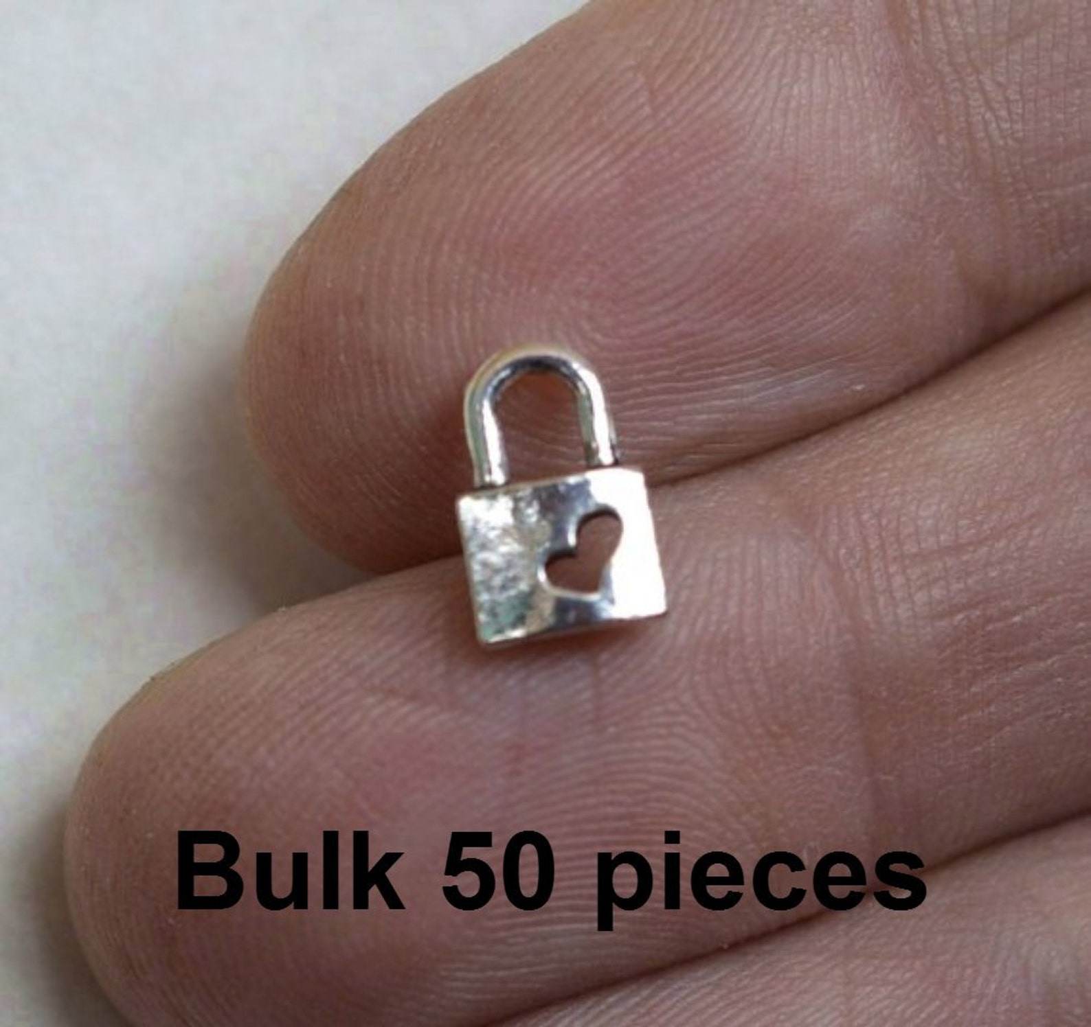 Padlock Charms Lock Charms Silver Lock Charms BCH343 Bulk - Etsy