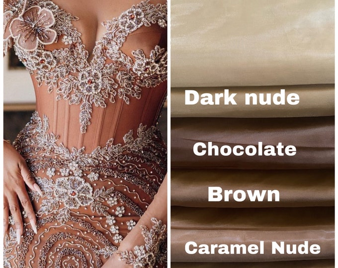 Corset Mesh FABRIC for Making Transparent Corsets/ Corset Fabric /non ...