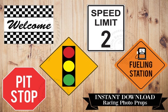 Street Signs Printable Party