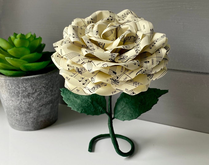 Sheet Music Roses - Etsy