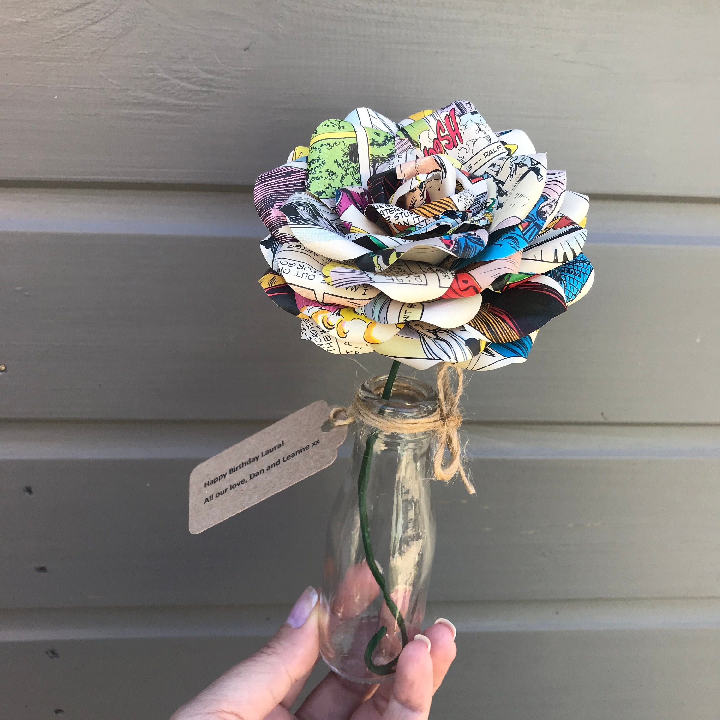 Comic Flower Vintage Comic Book Comic Book Gift With - Etsy UK