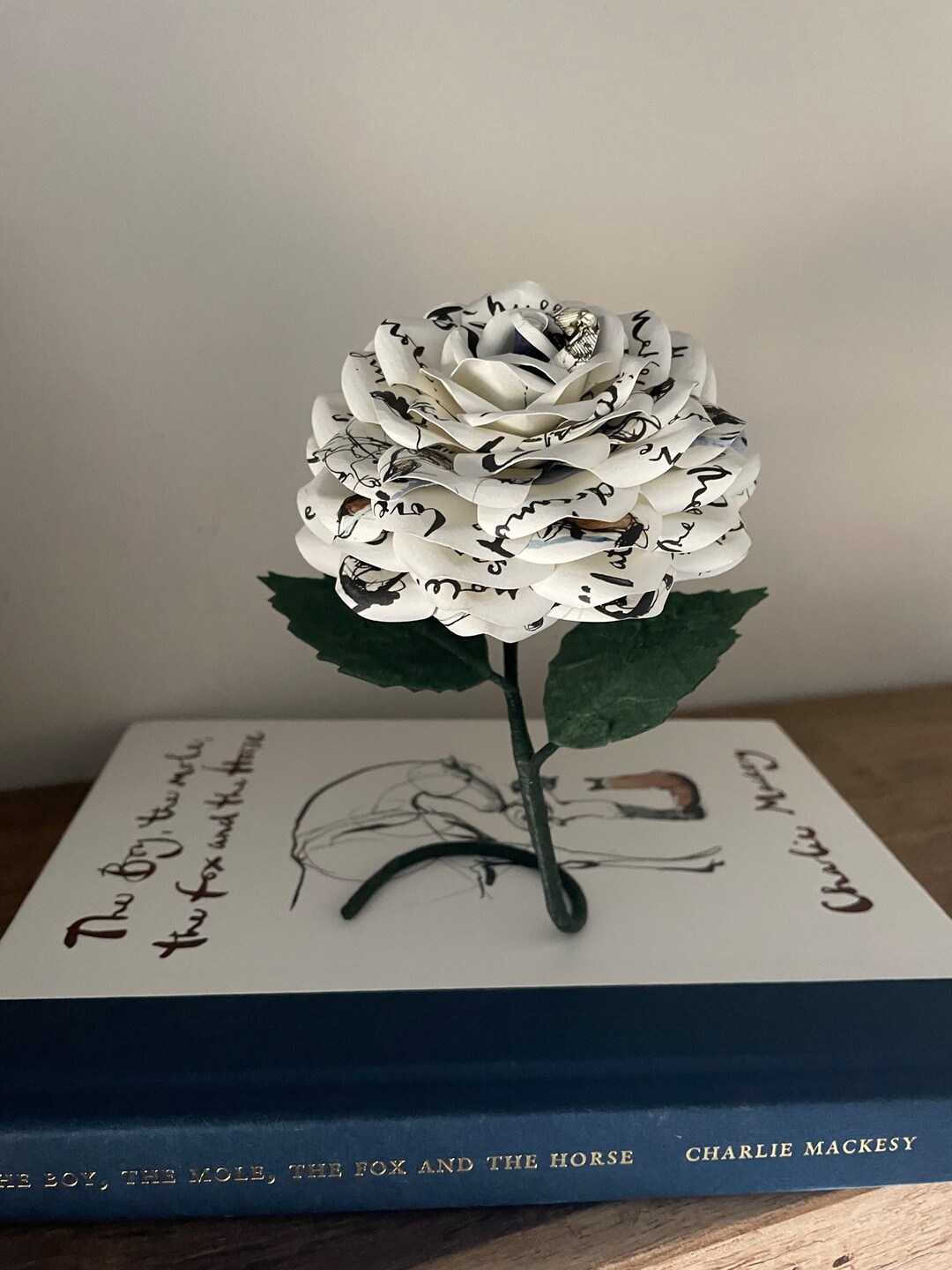 Preloved Book Flower Made From the Boy, the Mole, the Fox and the Horse ...